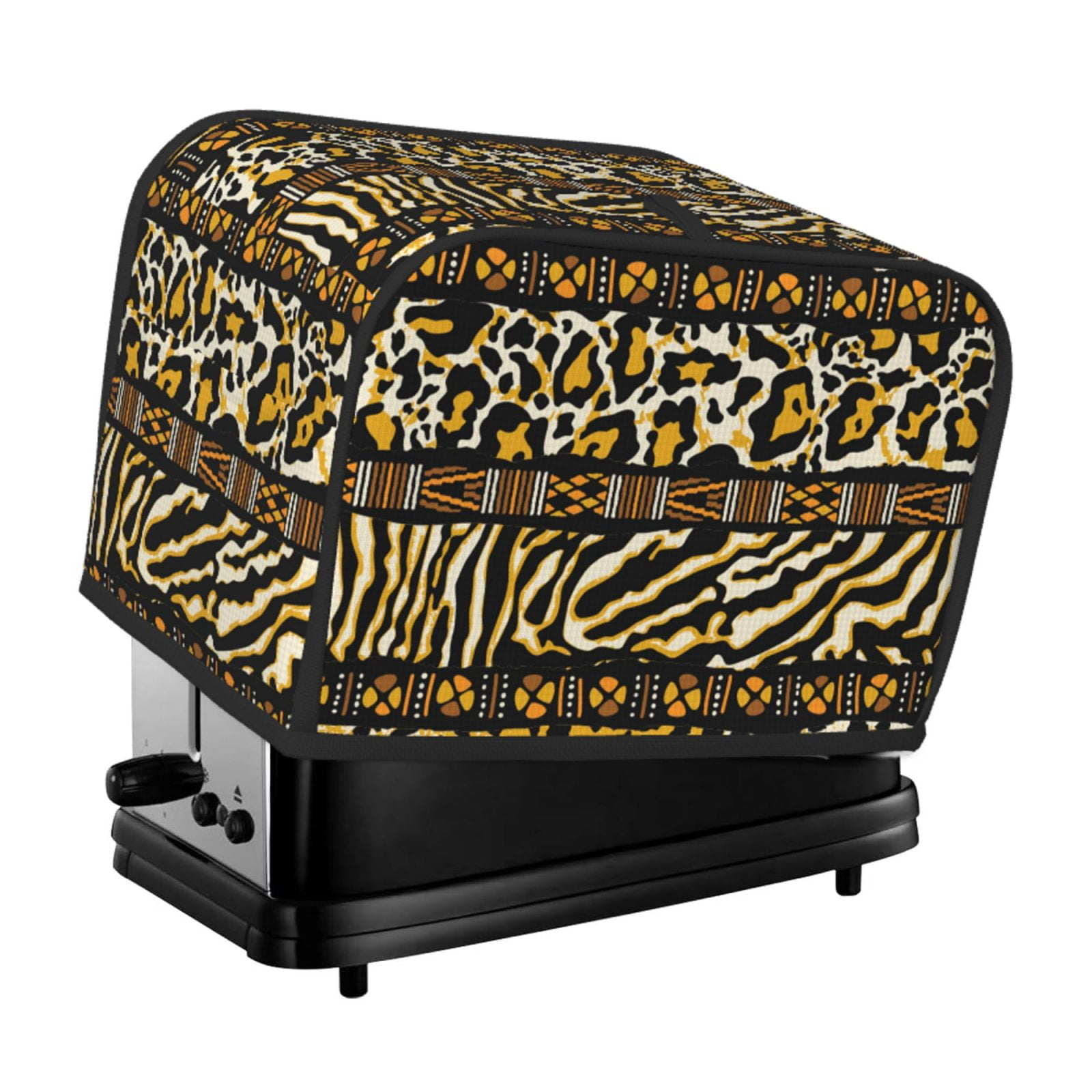 Golden Wild Animal Skins With African Tribal Motifs 2 Slice Toaster ...