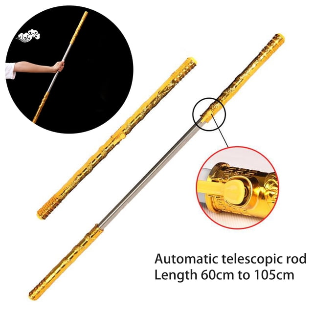 Golden Wukong Ruyi Jingu Bang 60cm Automatic Expansion Auspicious Cloud ...