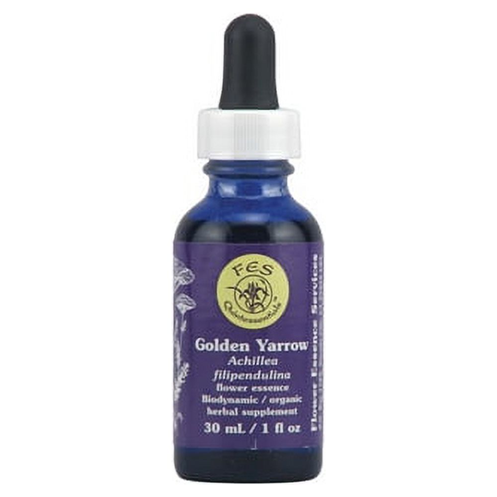 Golden Yarrow Herbal Supplement Dropper By Flower Essence - 1 Oz ...