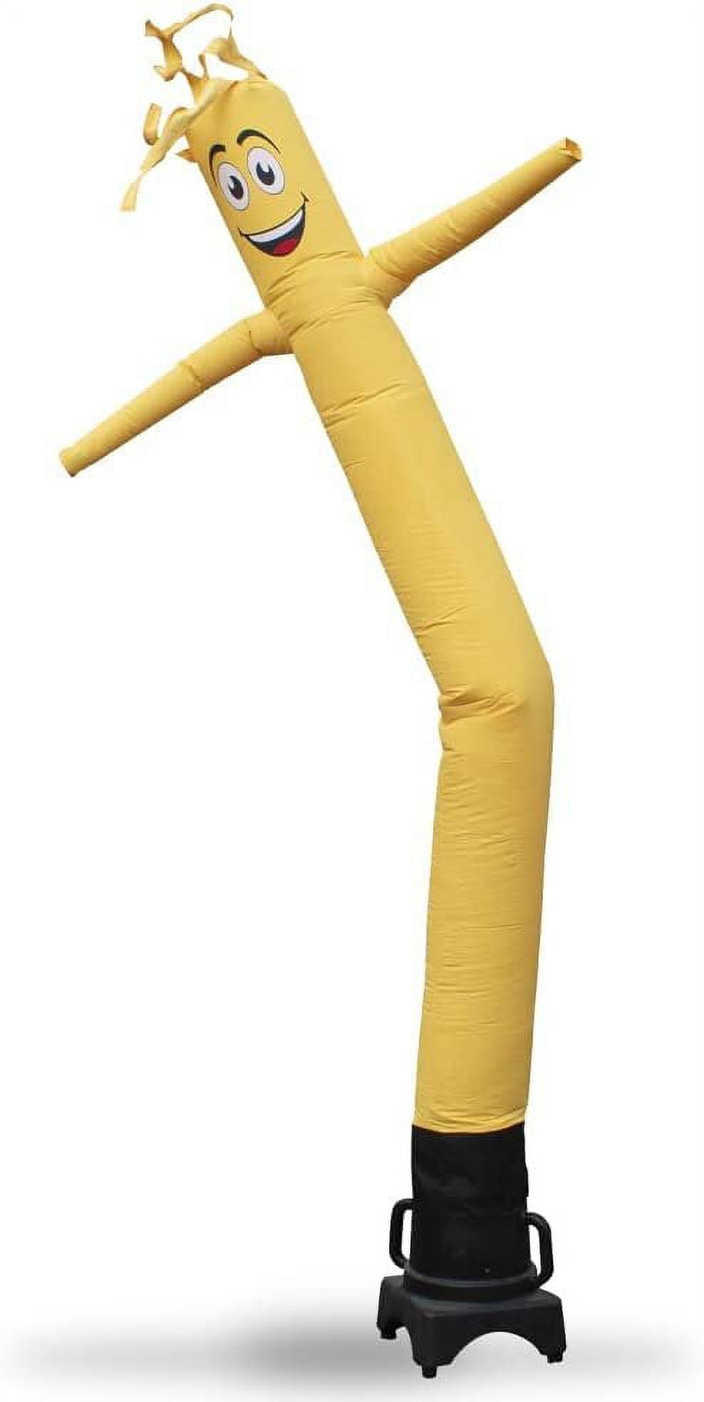 Golden Yellow 8 Foot Tall Inflatable Tube Man Air Powered Waving Puppet ...