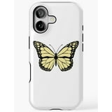 Golden Yellow Monarch Butterfly Aesthetic Modern Art iPhone Case 17 16 ...