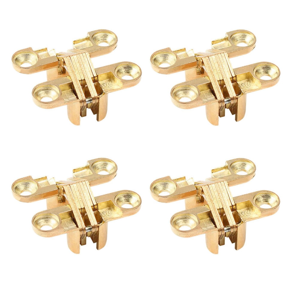 Golden Zinc Alloy Hidden Hinge for Home Use Durable Silent Folding Door ...