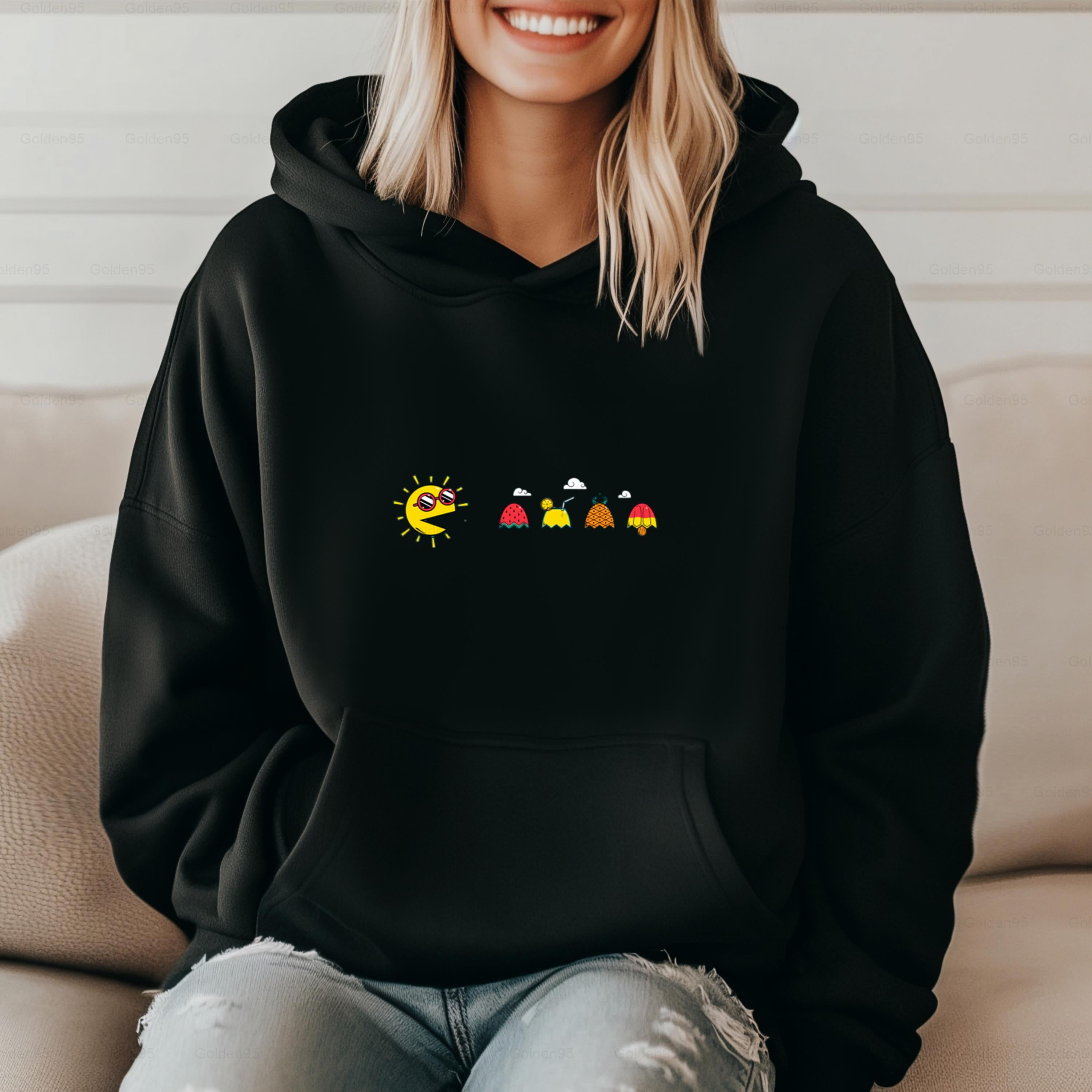 Golden95 Pac Summer Pac Man Retro Game Sun Beach Vacation Arcade ...