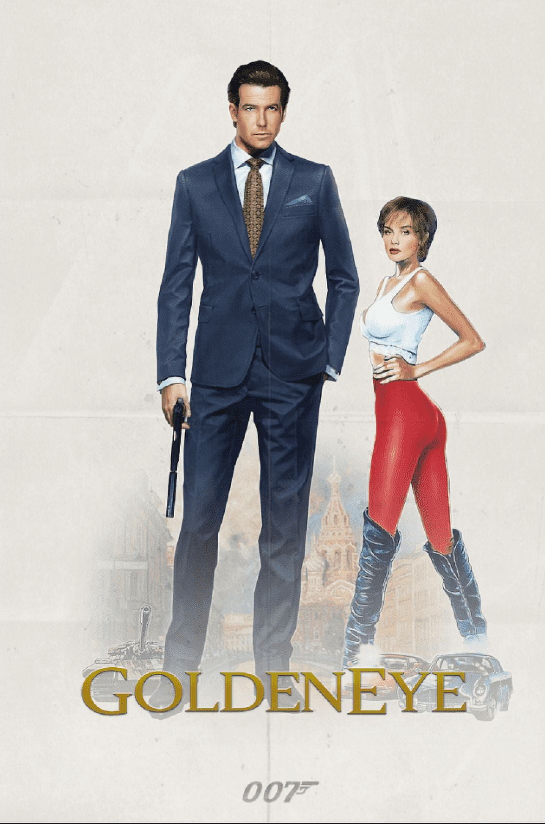 GoldenEye 1995 Movie Poster 24x36 - James Bond Adventure, Pierce ...