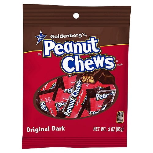 Goldenberg's Peanut Chews Original Dark 3 oz. Bag - Walmart.com