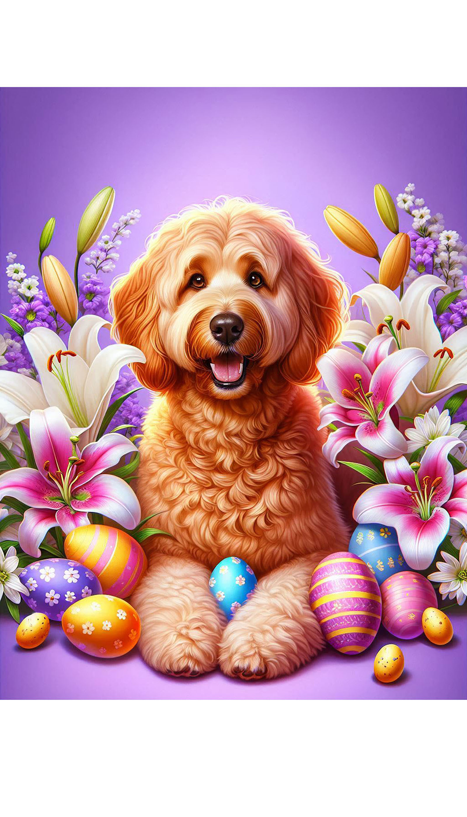 Goldendoodle Apricot - Best of Breed DCR Easter Holiday Outdoor House ...