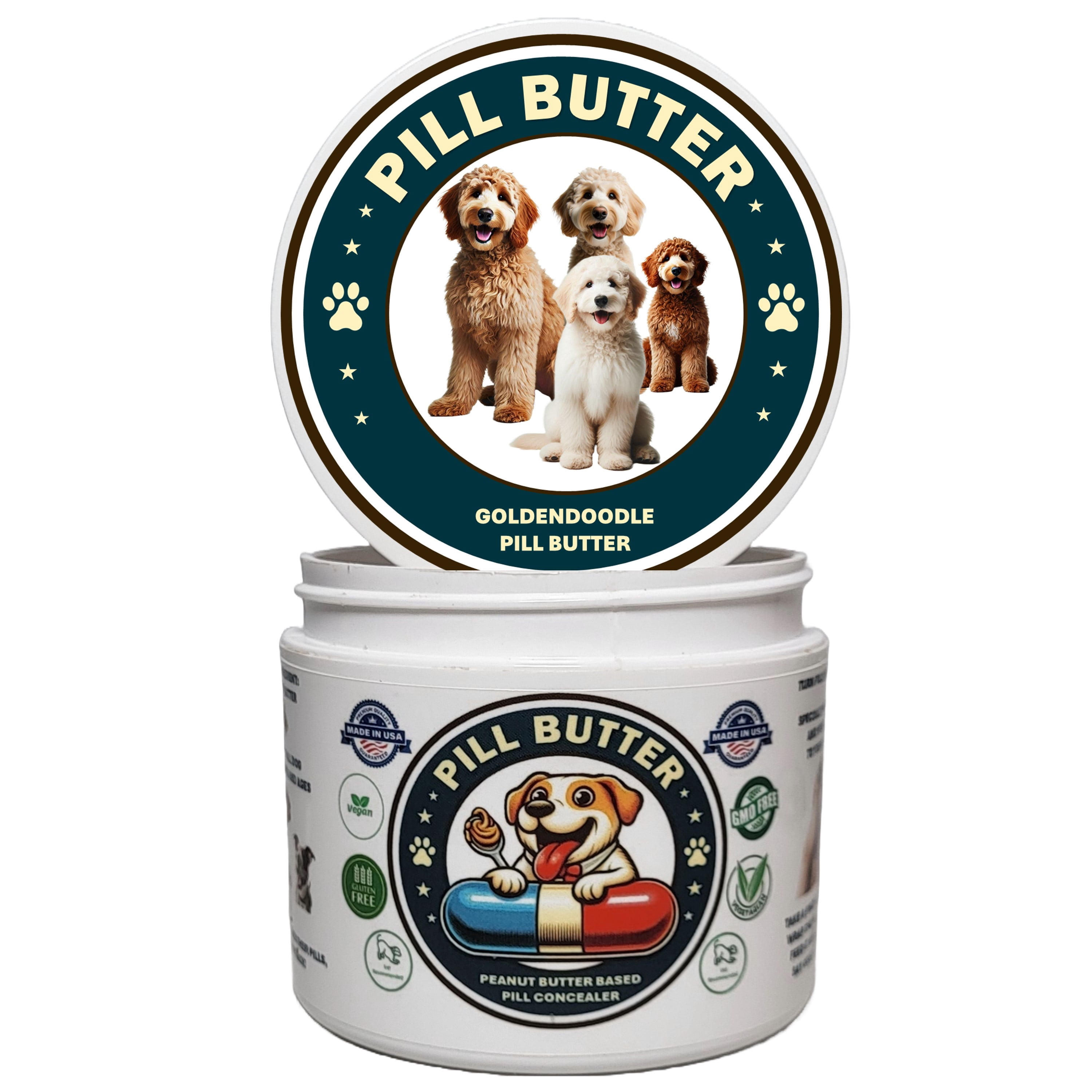 Pill Butter: Goldendoodle Dog Treats to Wrap Pills - Moldable Non ...