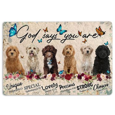 Funny Shih Tzu Doormats Gifts for Dogs Owners Dog Lovers Trees Friends ...