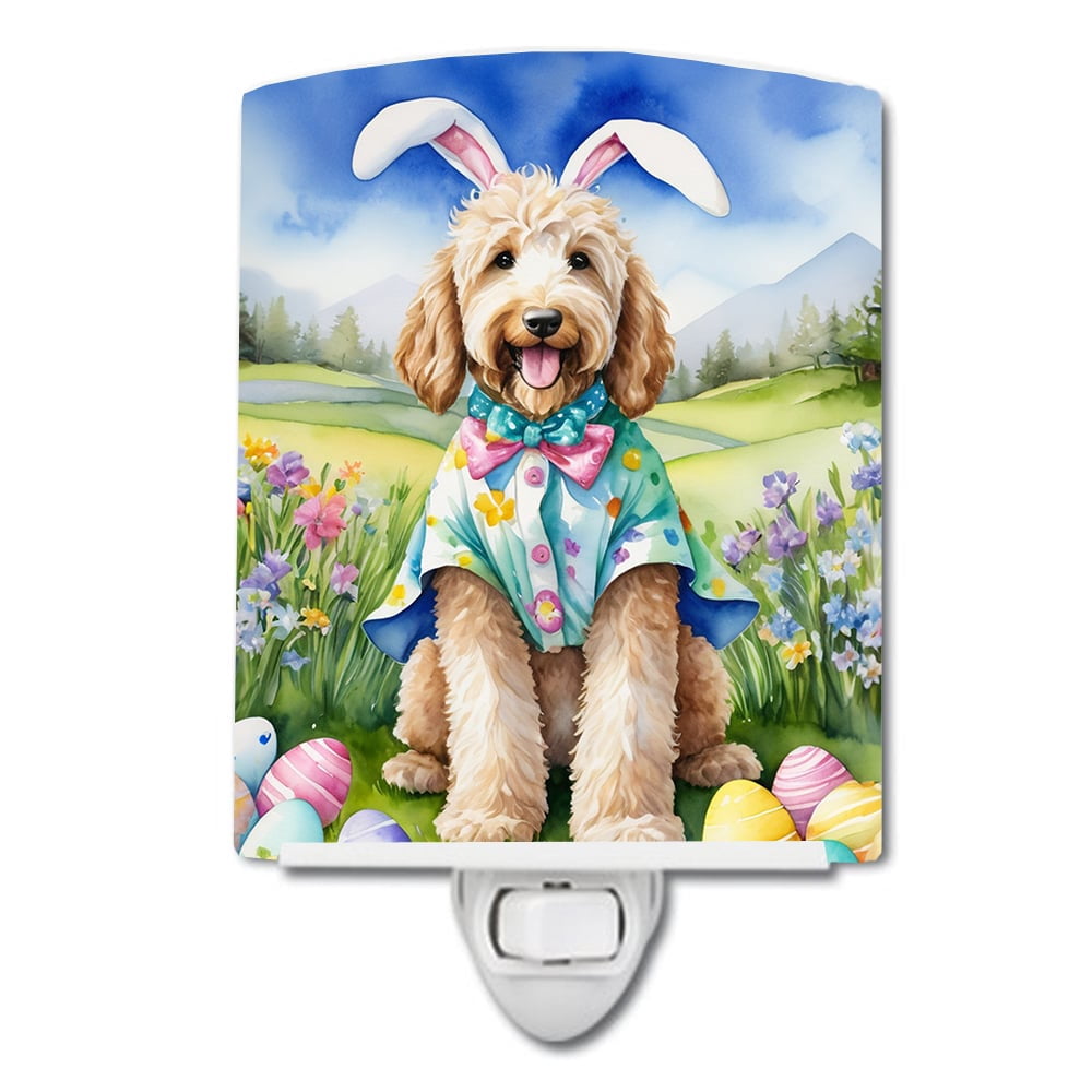 Goldendoodle Easter Egg Hunt Ceramic Night Light 4 in x 6 in - Walmart.com