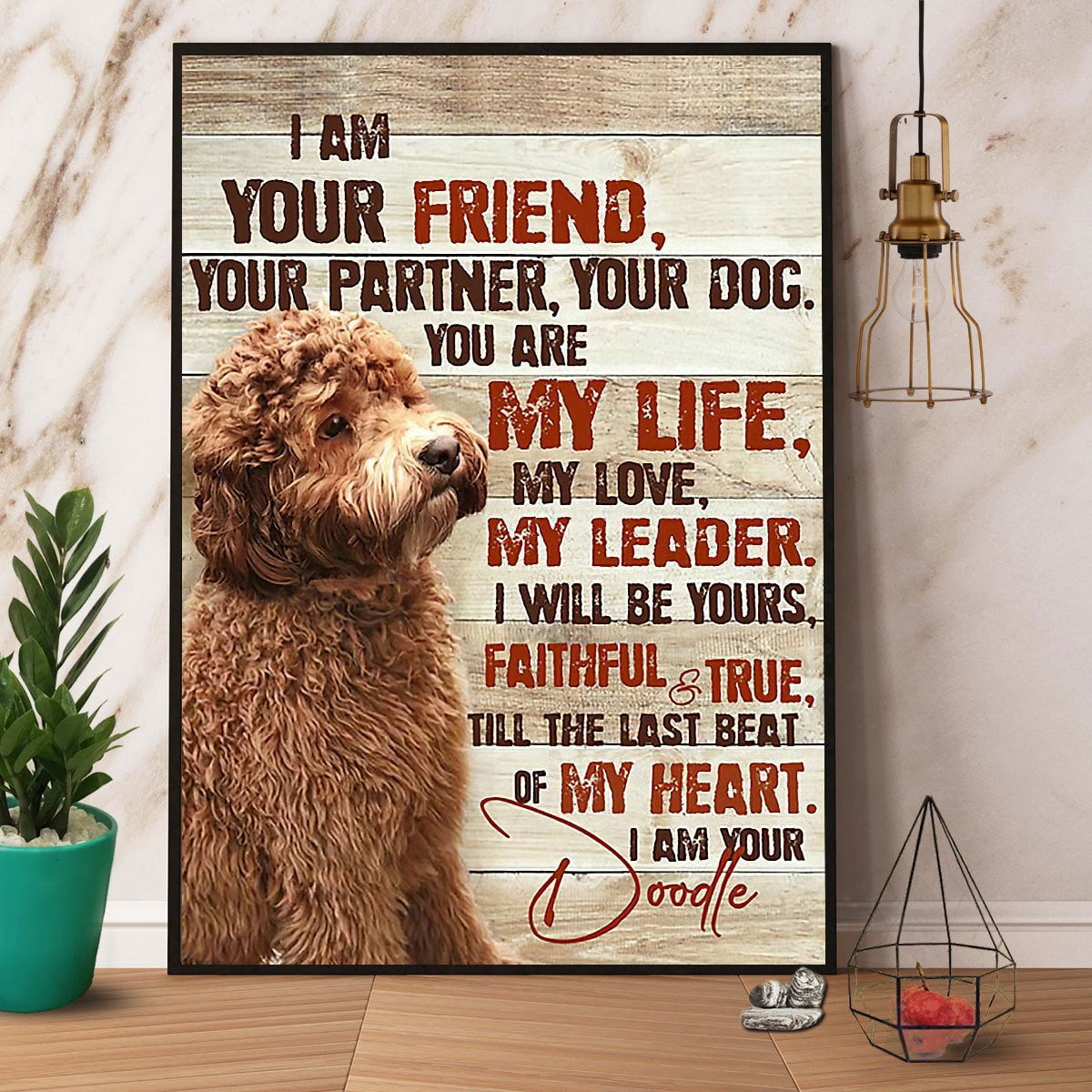 Goldendoodle I Am Your Friend Your Partner Your Dog Paper Poster No ...