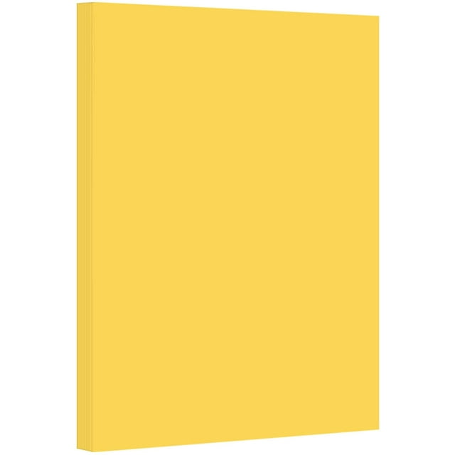Goldenrod Pastel Color Card Stock Paper, 67lb Cover Medium Weight ...