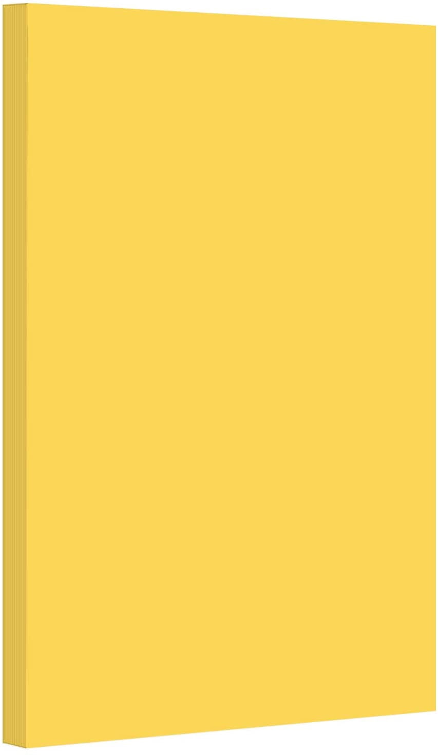 Goldenrod - Pastel Color Paper 20lb. Size 8.5 X 14 Legal/Menu Size - 50 ...