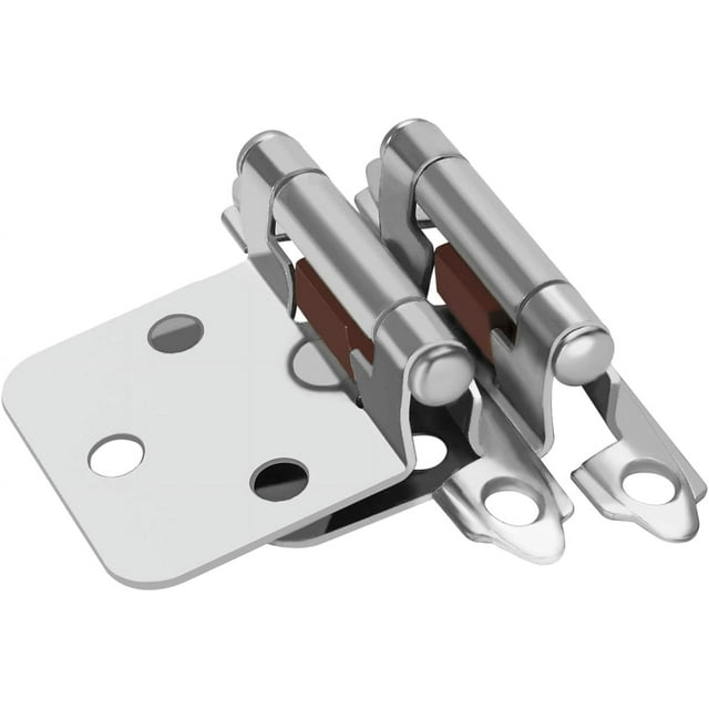 Goldenwarm 1/2 Inch Overlay Face Mount Silver Cabinet Door Hardware ...