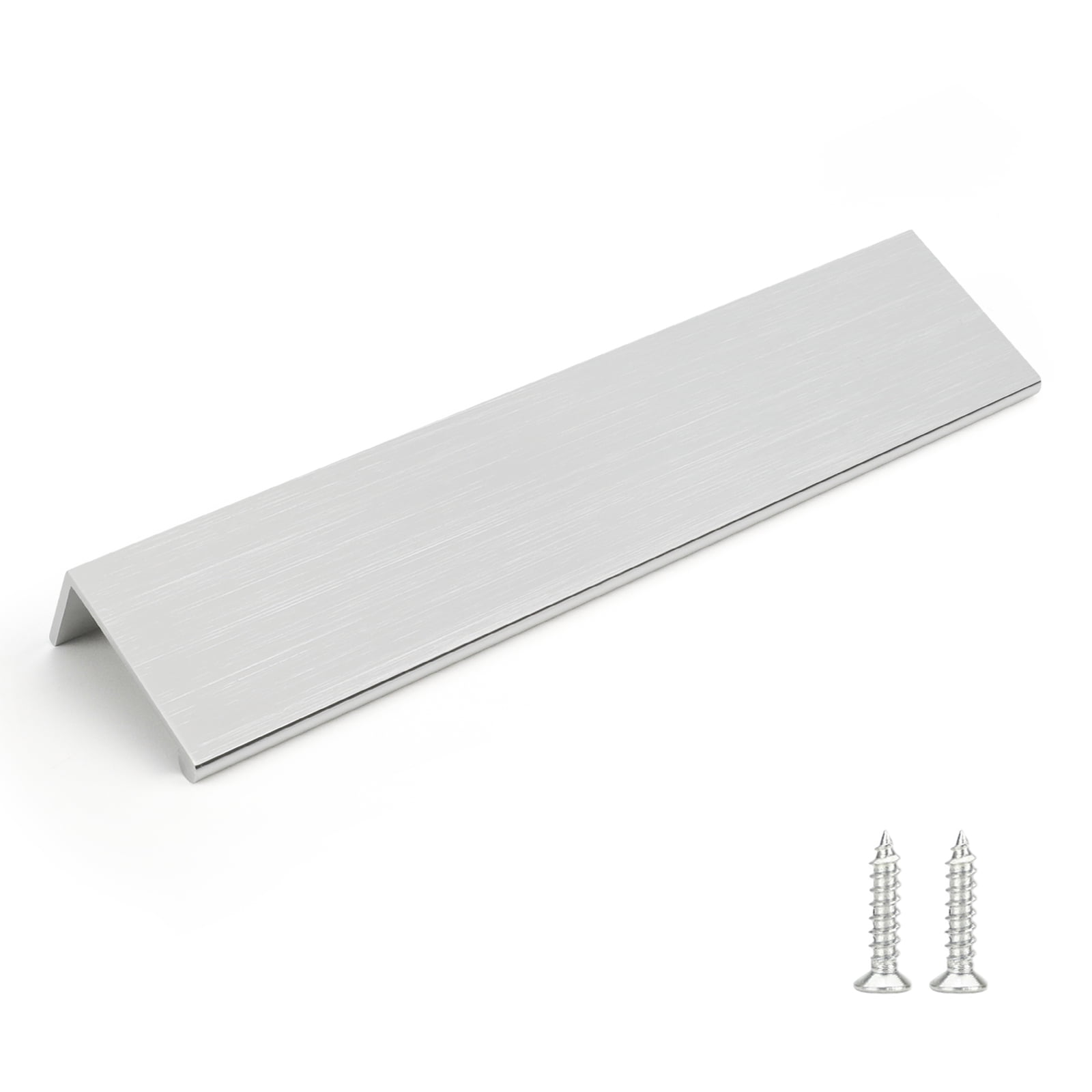 Goldenwarm 10 Pack Stain Nickel Cabinet Pulls Aluminum Alloy Finger ...