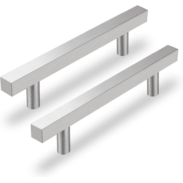 Goldenwarm 20 Pack Brushed Nickel Cabinet Pulls Stainless Steel Drawer ...