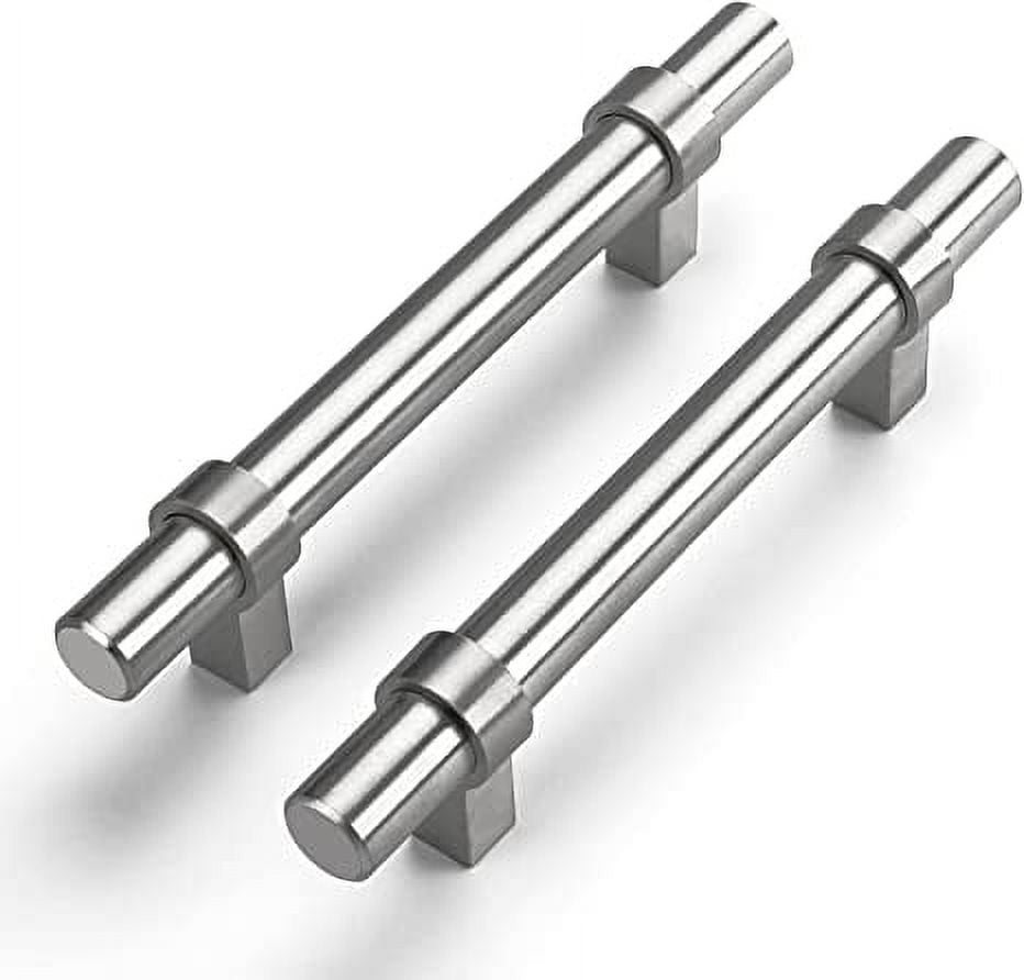 Goldenwarm 25 Pack Cabinet Handles Brushed Nickel Drawer Handles ...