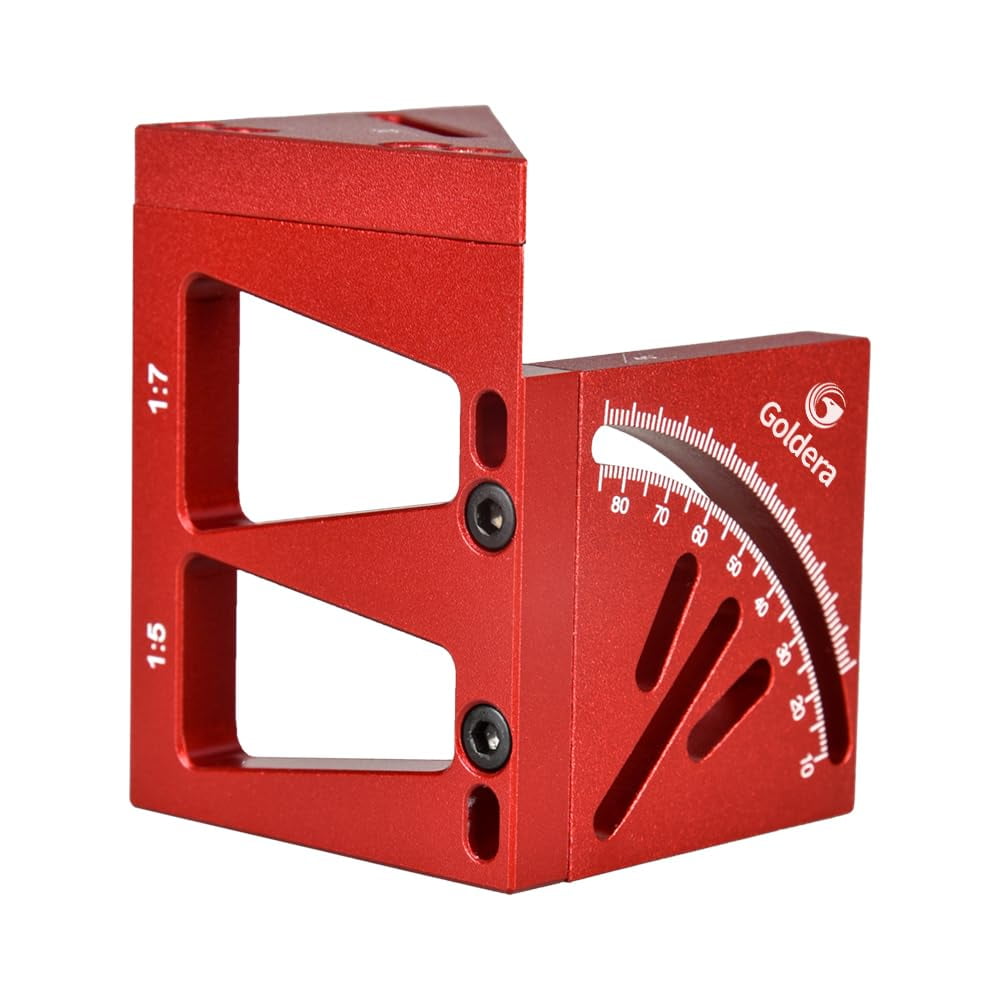 Goldera Angle Measuring Tool with Center Finder - Ideal for DIY ...