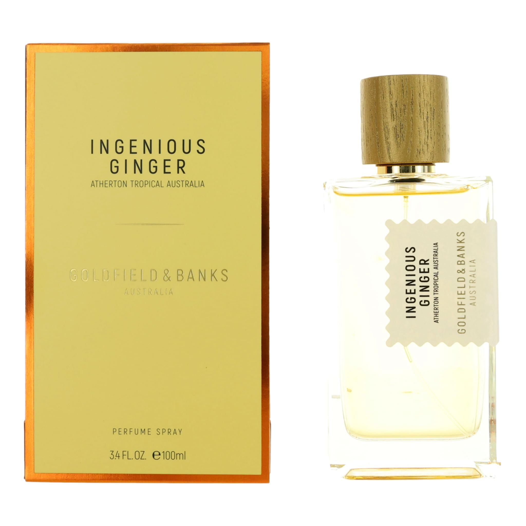 Ingenious Ginger by Goldfield & Banks, 3.4 oz Perfume Spray for Unisex ...