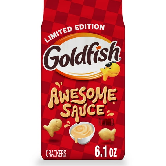 Goldfish Awesome Sauce Flavored Crackers, 6.1 oz Bag - Walmart.com