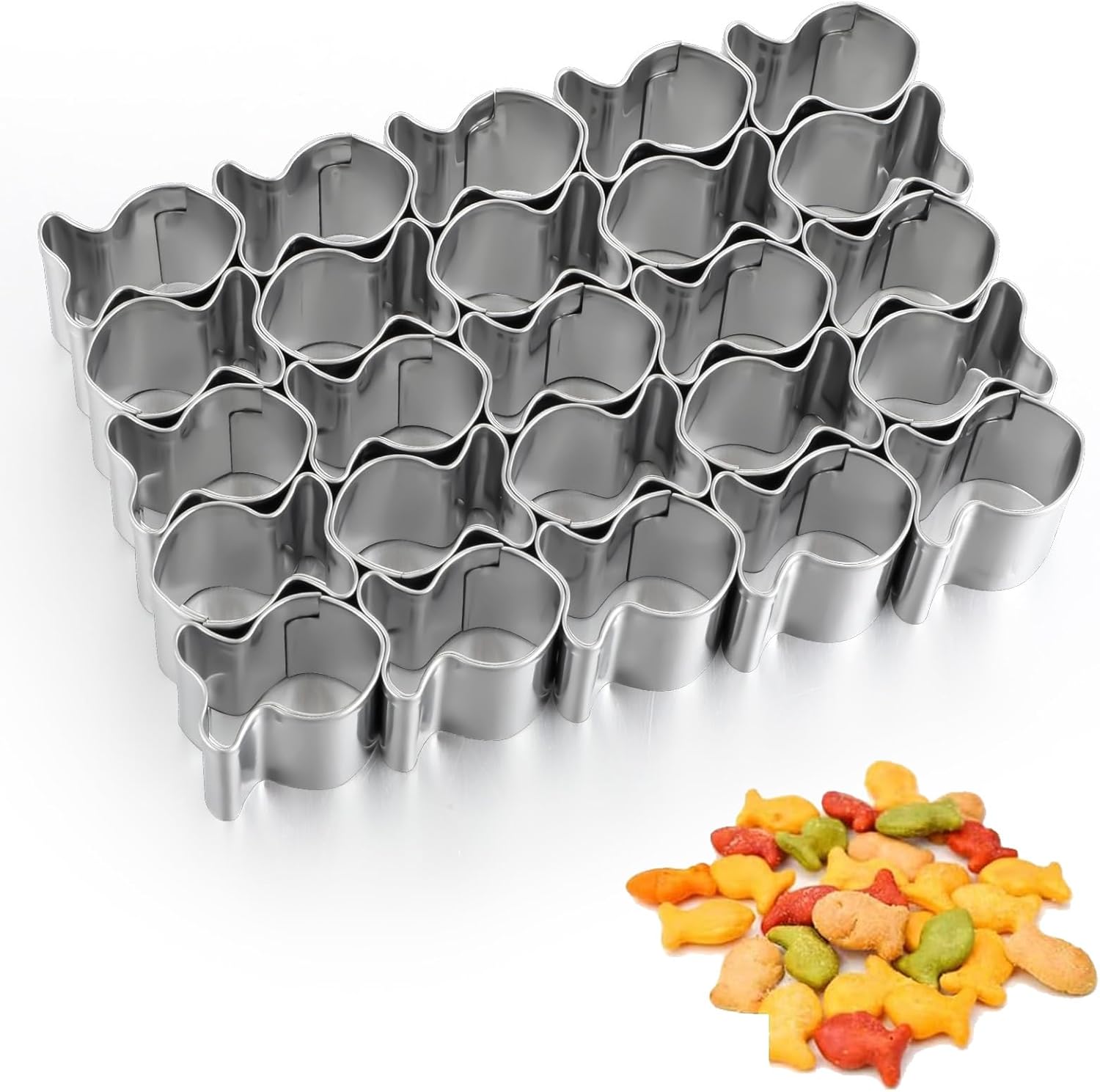 Goldfish Cracker Cutter, Stainless Steels Cookie Cutter, Mini Gold Fish ...