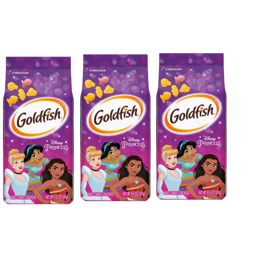 Goldfish Crackers Featuring Disney Princess - 6.6oz Pack of 3 - Walmart.com