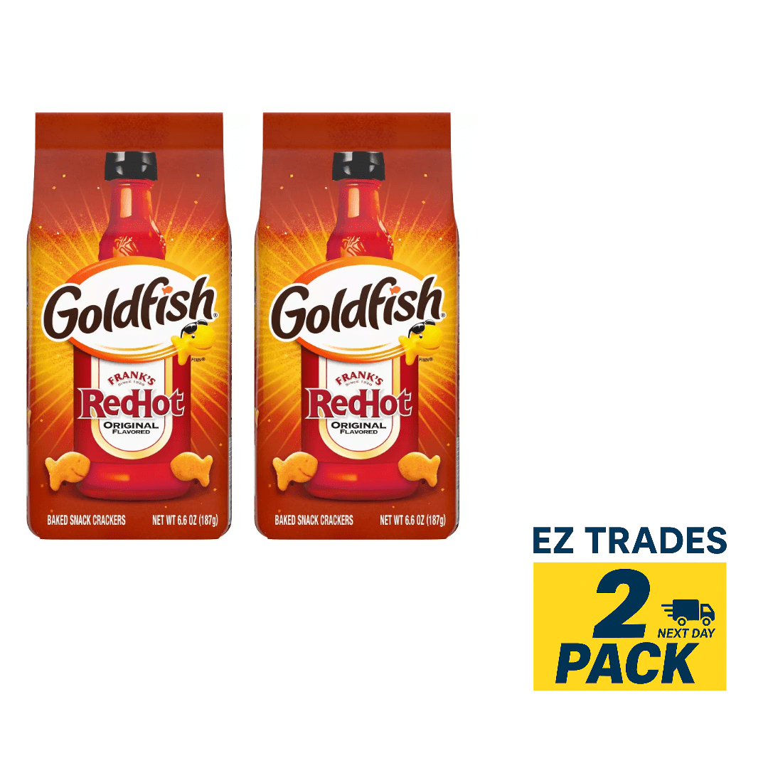 Goldfish Crackers Frank's Red Hot Snack Crackers, 6.6oz pack of 2 ...