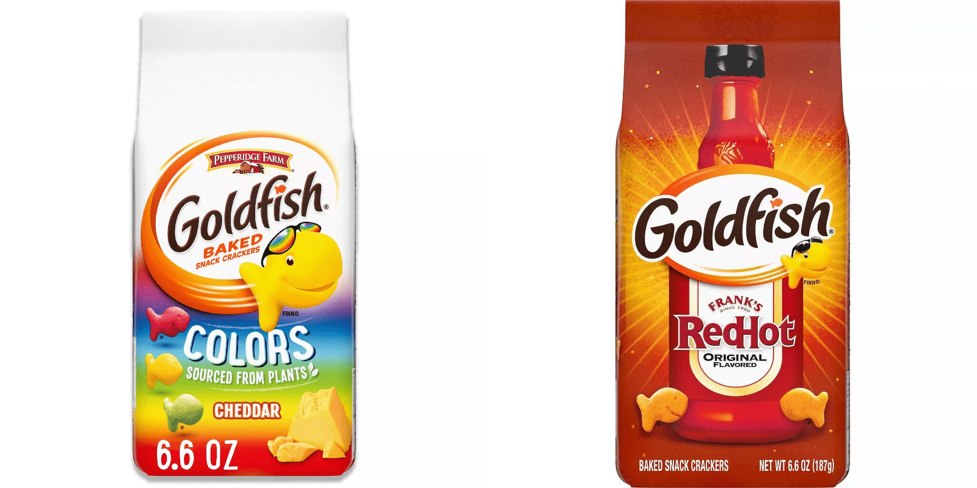 Goldfish Colors Cheddar Cheese Crackers, 6.6 oz - Goldfish Crackers ...