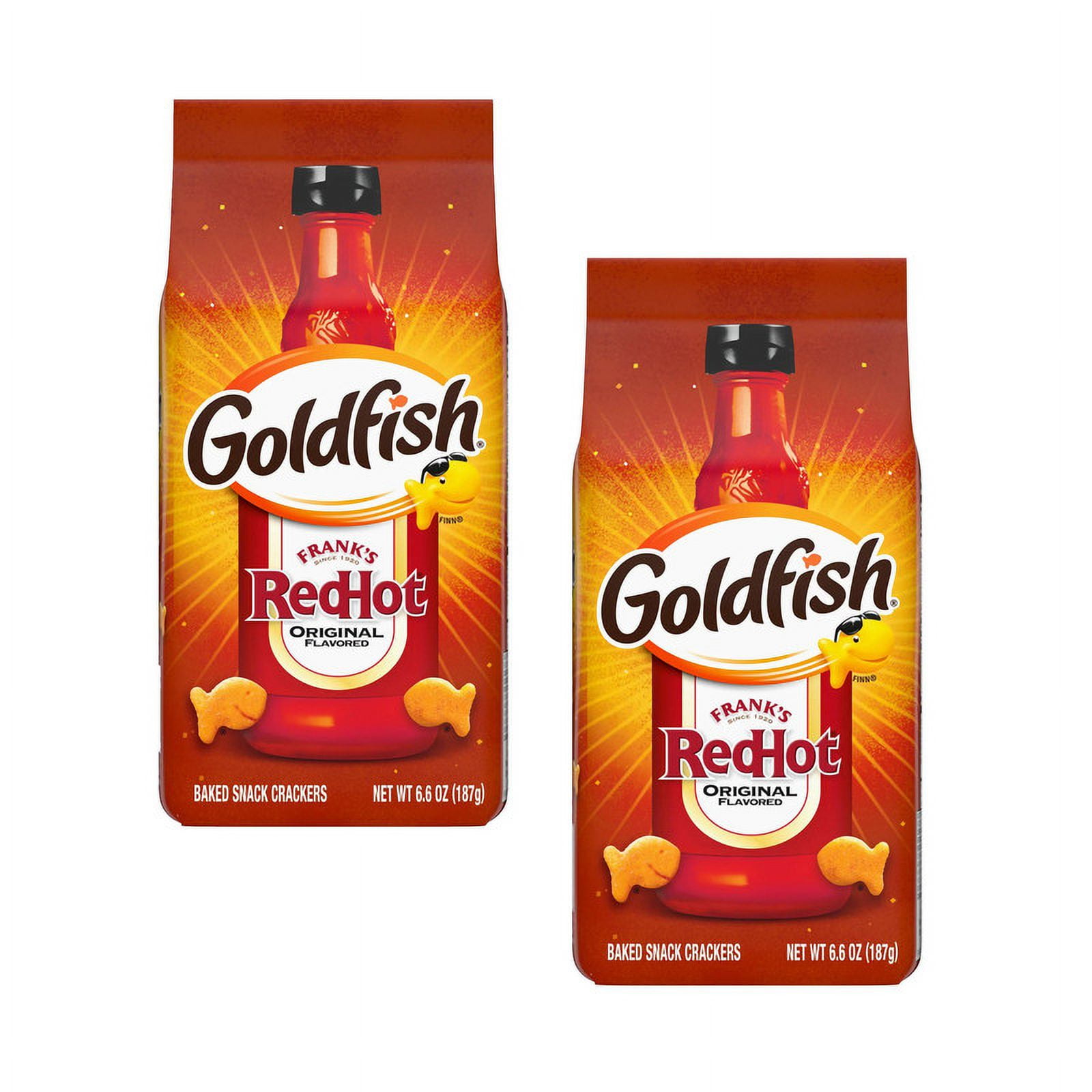 Goldfish Crackers, Frank's RedHot Snack Crackers,2PACK - Walmart.com