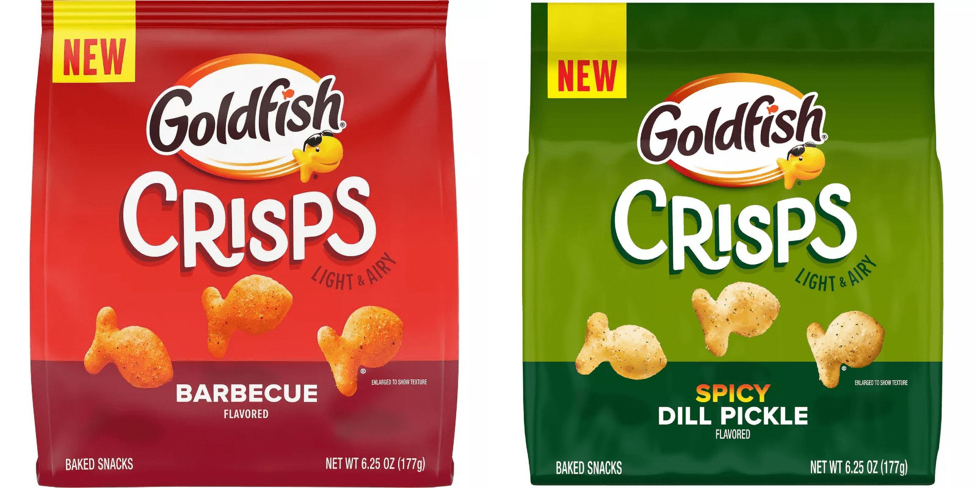 Goldfish Crisps Barbecue Crackers - 6.25oz - Goldfish Crisps Spicy Dill ...