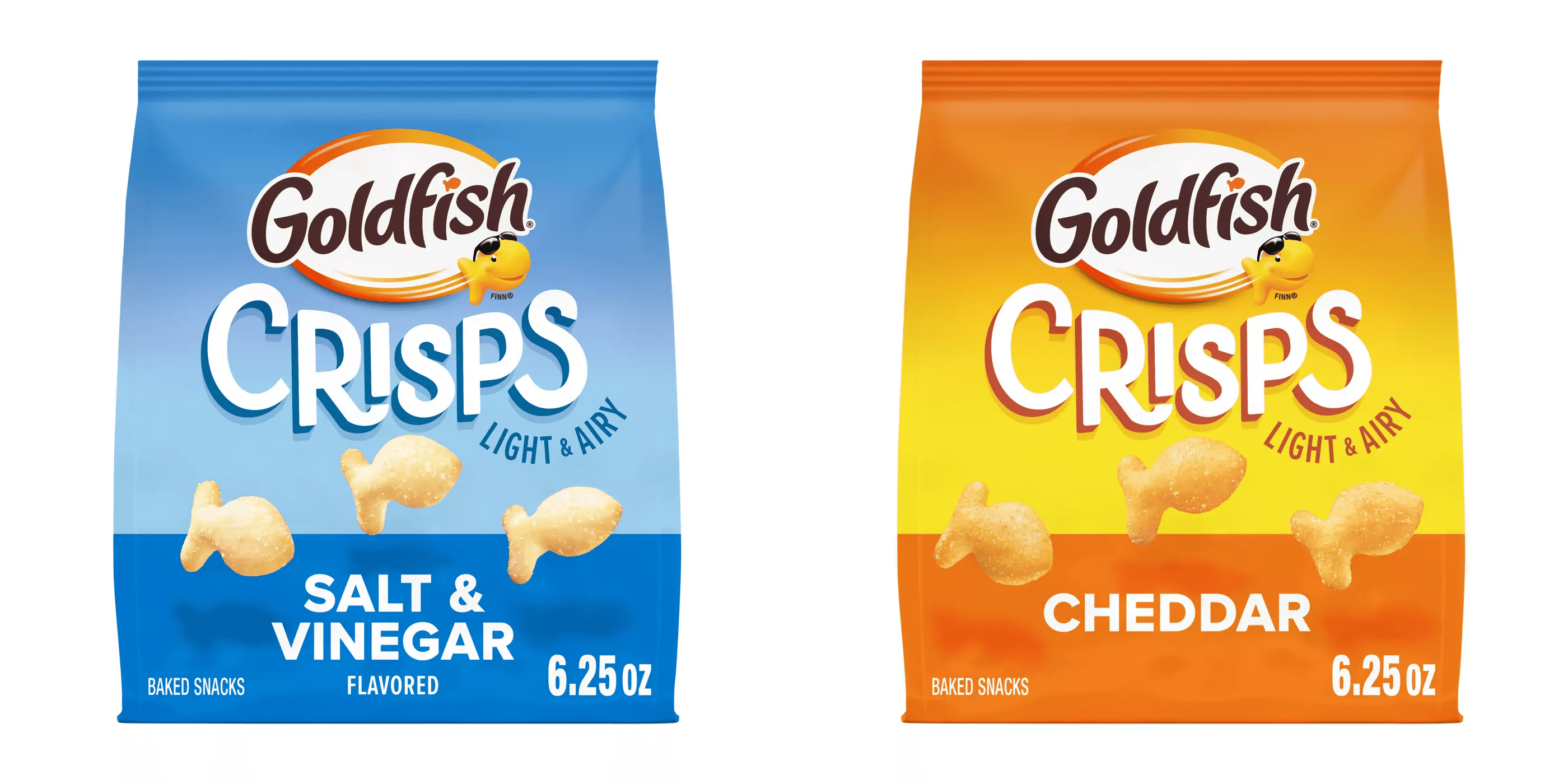 Goldfish Crisps Salt & Vinegar Baked Snacks, 6.25 oz - Goldfish Crisps ...