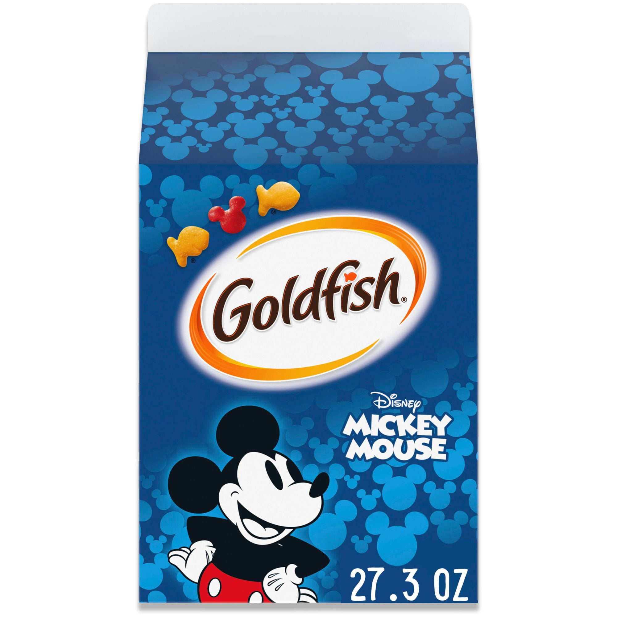 Goldfish Disney Mickey Mouse Cheddar Crackers, Snack Crackers, 27.3 oz ...