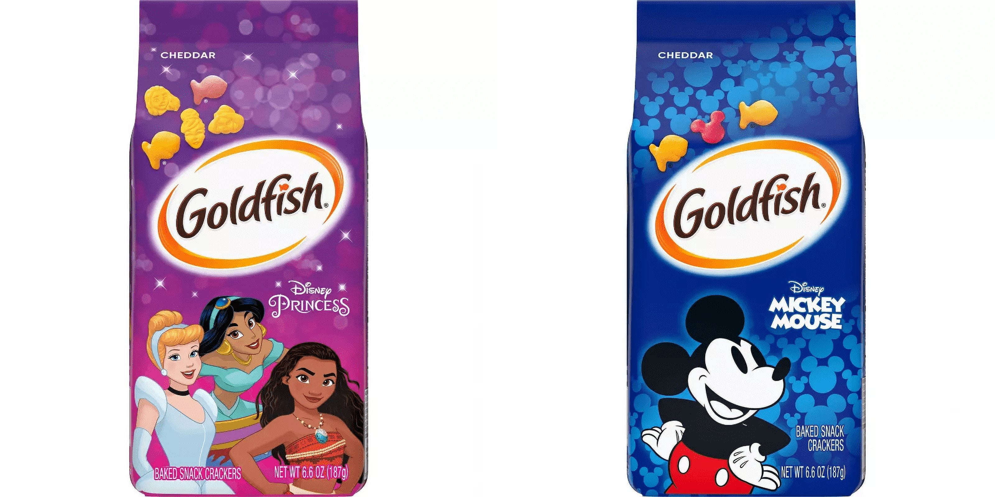 Goldfish Disney Princess Cheddar Snack Crackers Bag - 6.6oz - Goldfish ...