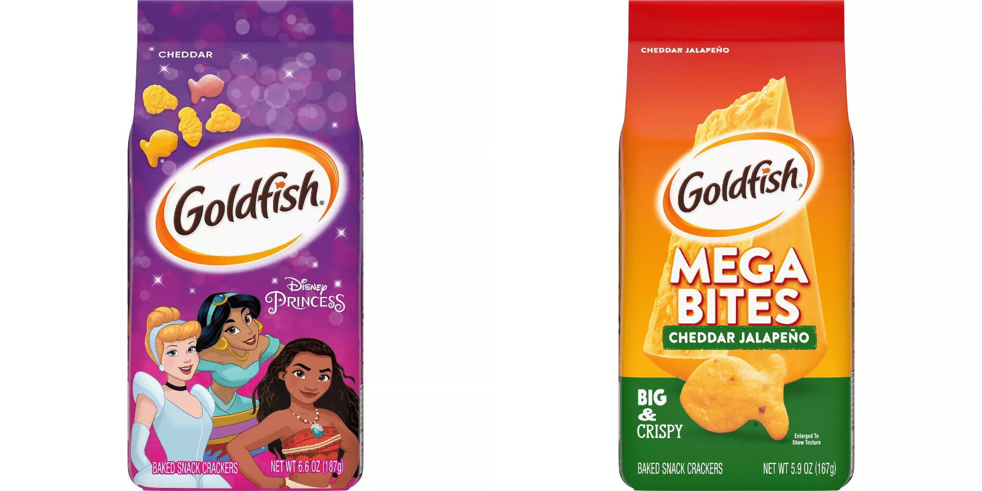 Goldfish Disney Princess Cheddar Snack Crackers Bag - 6.6oz - Goldfish ...