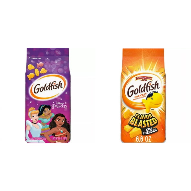 Goldfish Disney Princess Cheddar Snack Crackers Bag - 6.6oz ...