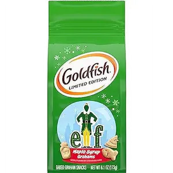 Goldfish Elf Maple Syrup Flavored Graham Crackers, Snack Crackers, 6.1 ...