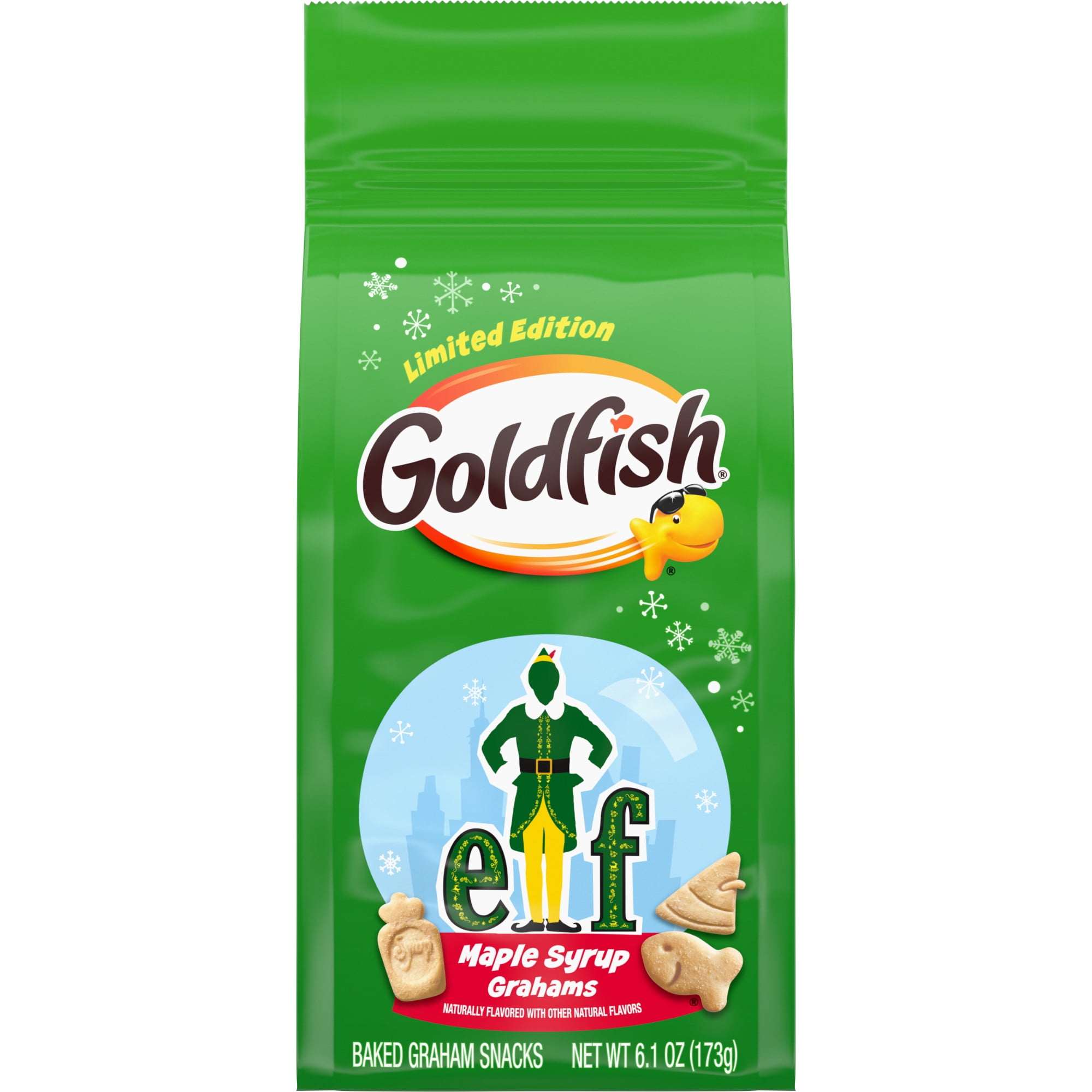 Goldfish Elf Limited Edition Maple Syrup Flavored Graham Crackers ...