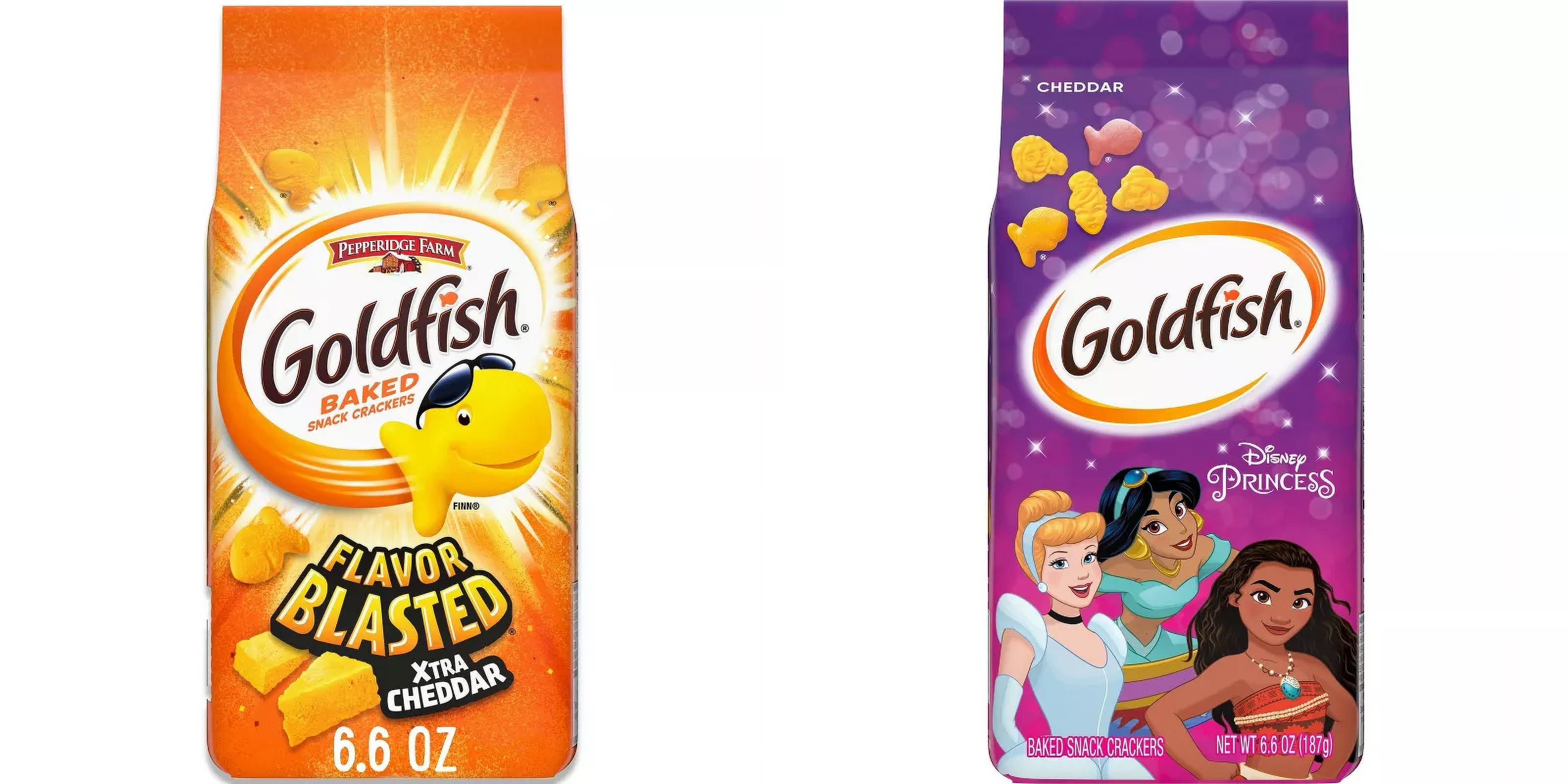 Goldfish Flavor Blasted Xtra Cheddar Cheese Crackers, 6.6 oz - Goldfish ...