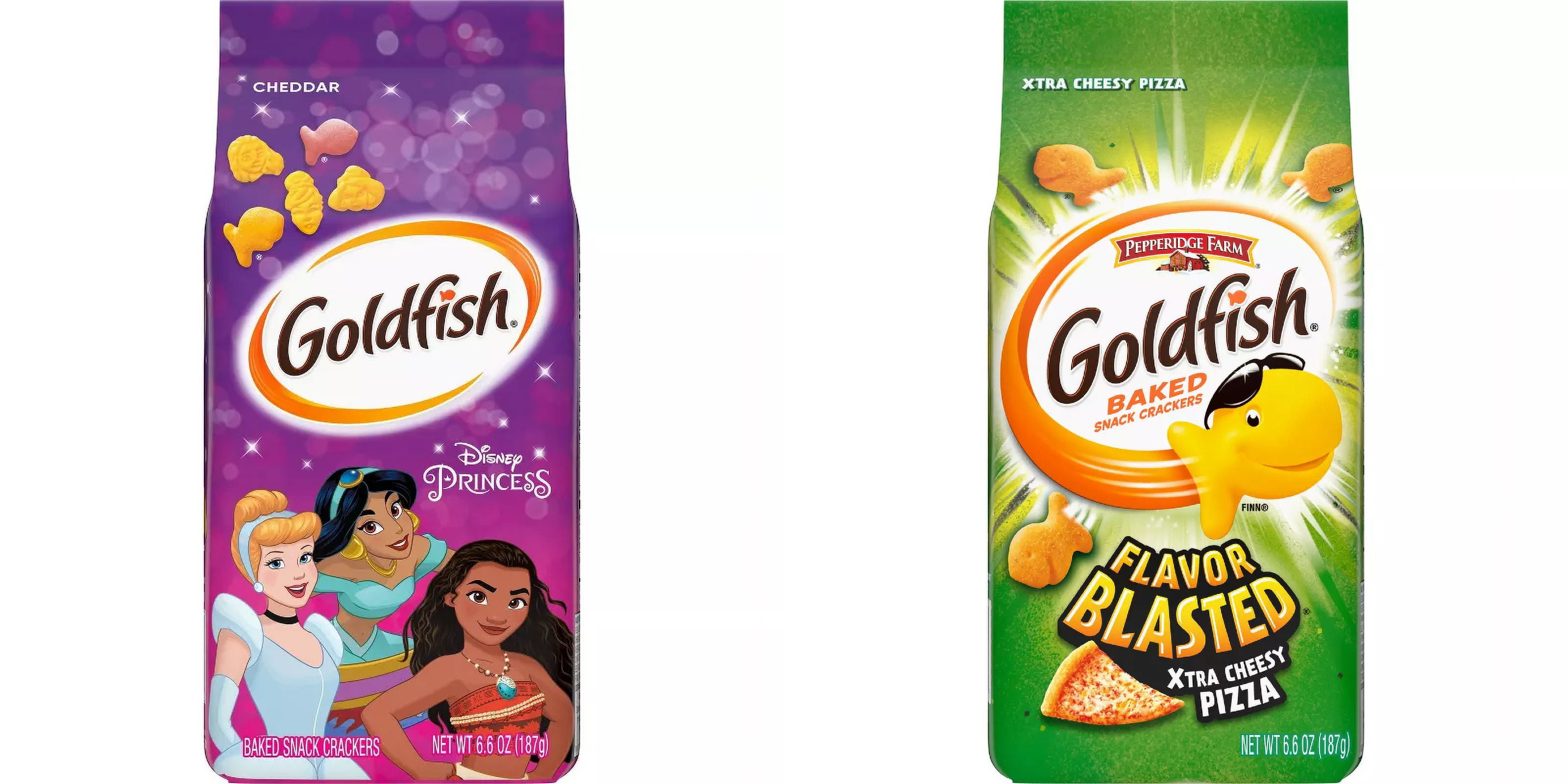 Goldfish Flavor Blasted Xtra Cheesy Pizza Crackers, 6.6 oz - Goldfish ...