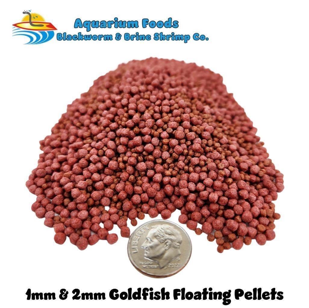 Goldfish Floating Pellets 1mm & 2mm - Goldfish and Small Koi - Color ...