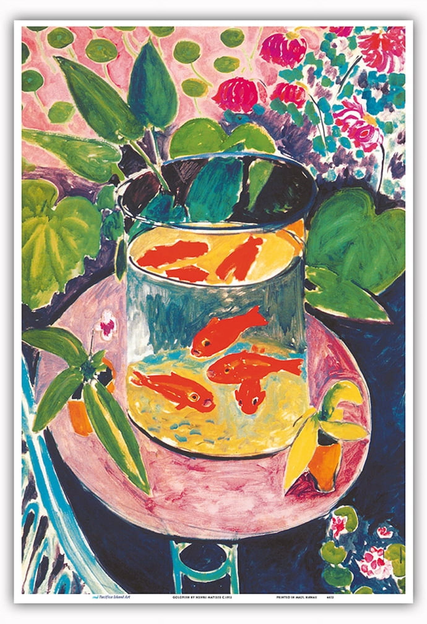 Goldfish - From an Original Color Painting by Henri Matisse c.1912 ...