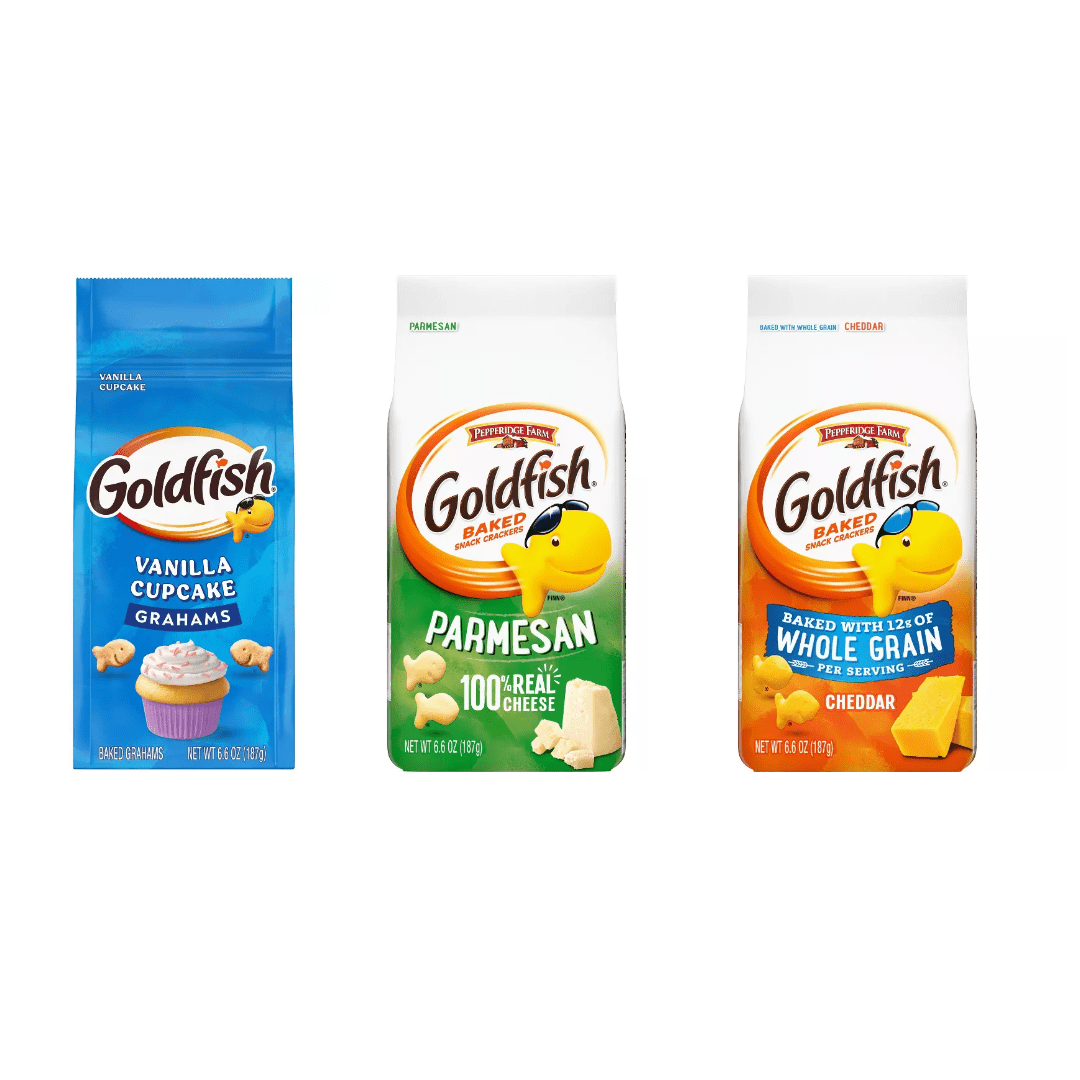 Goldfish Grahams Vanilla Cupcake Crackers - 6.6oz - Goldfish Parmesan ...