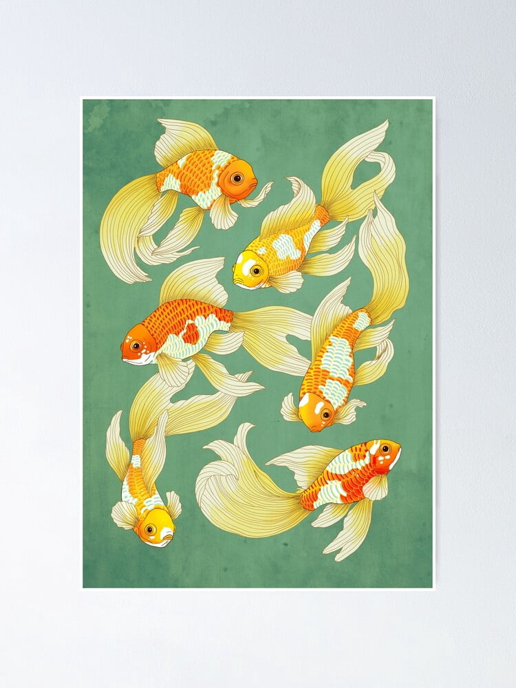 Goldfish Happiness Fashion Art Decor Frame - Walmart.com
