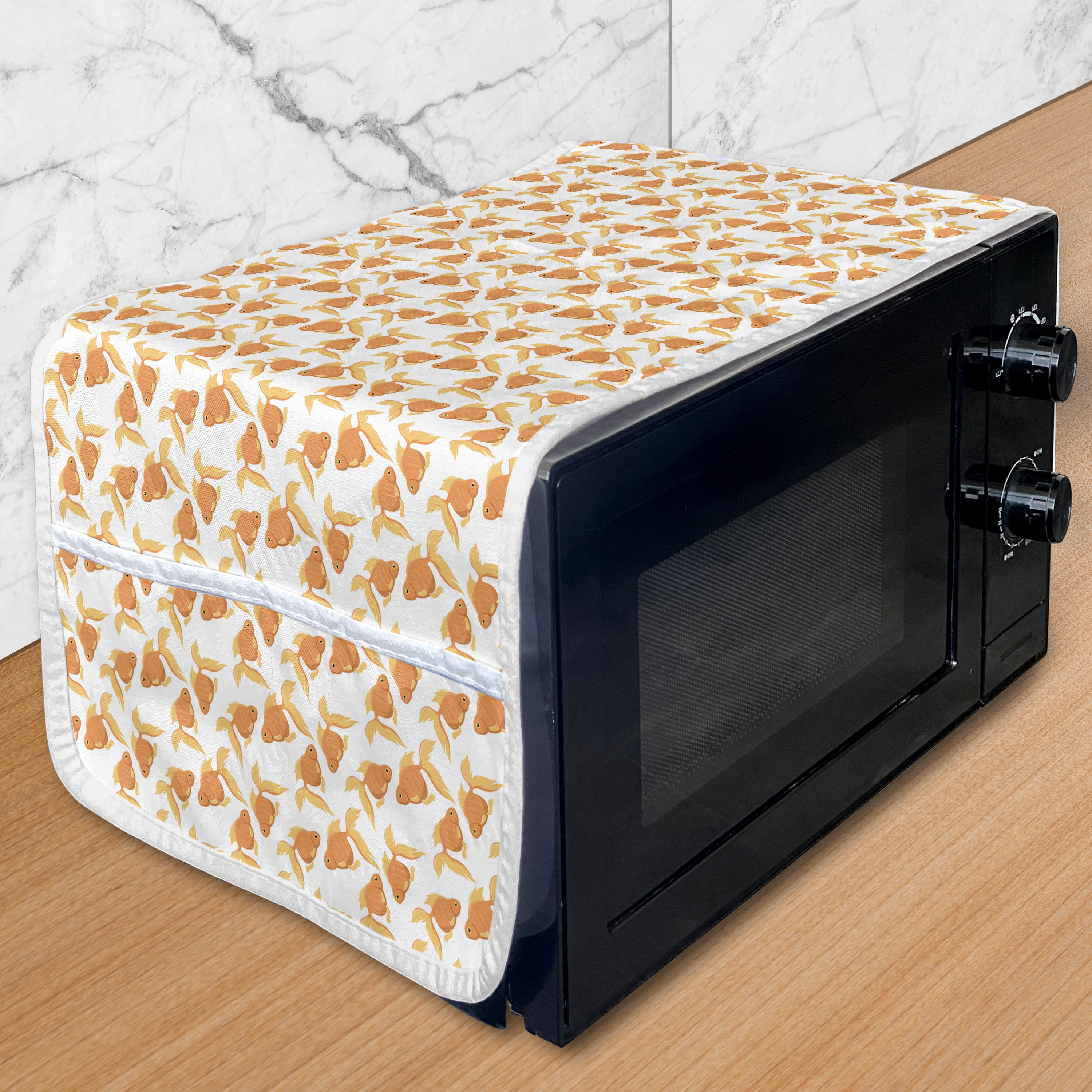 Goldfish Microwave Oven Cover, Exotic Tropical Aquarium Freshwater ...