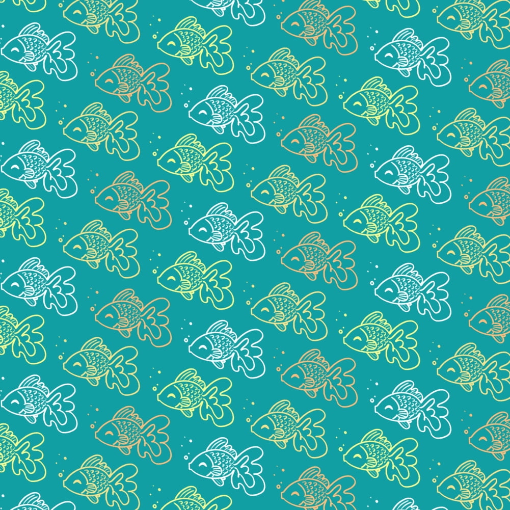 Goldfish Pattern Premium Roll Gift Wrap Wrapping Paper - Walmart.com