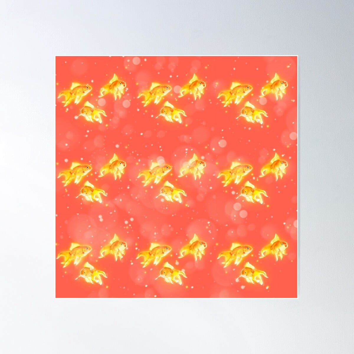 Goldfish Poster Wall Art, Modern Wall Decor For Living Room Bedroom ...