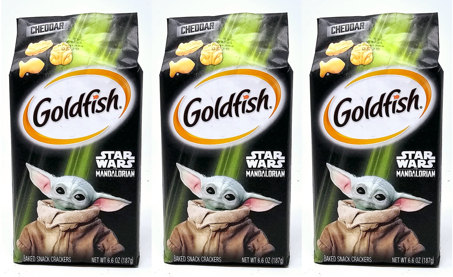 Goldfish Star Wars Mandalorian Baked Cheddar Snack - Walmart.com