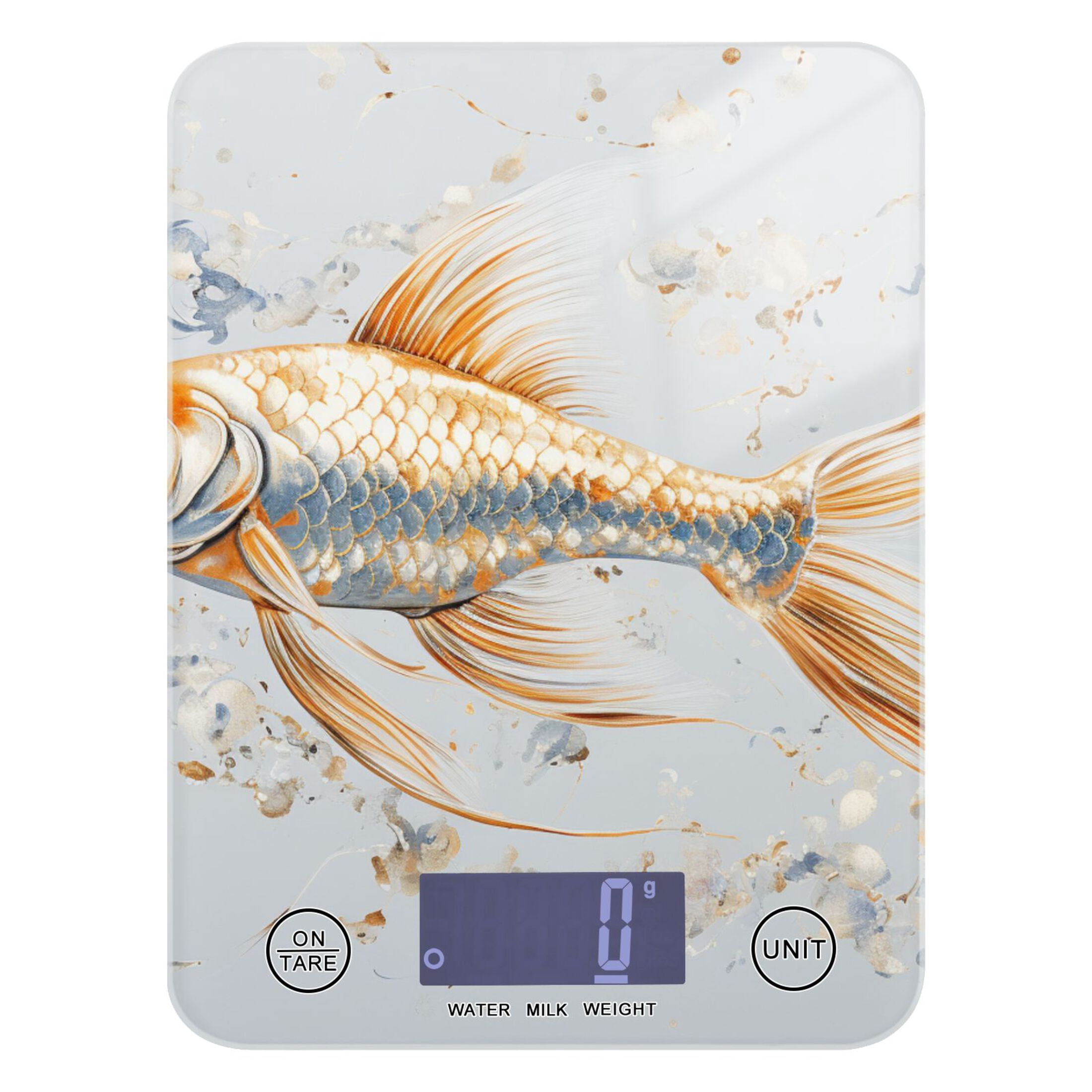 Goldfish Swimming Food Scale Multifunction Digital Kitchen Scale 11lb ...
