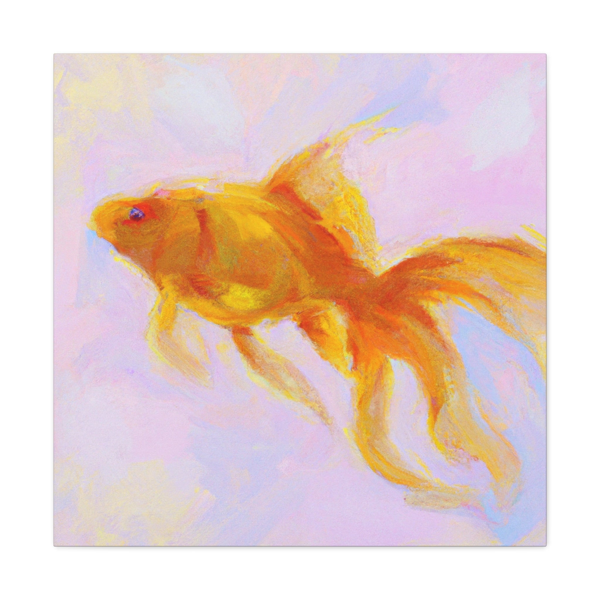 Goldfish in Moonlight. - Canvas - Walmart.com