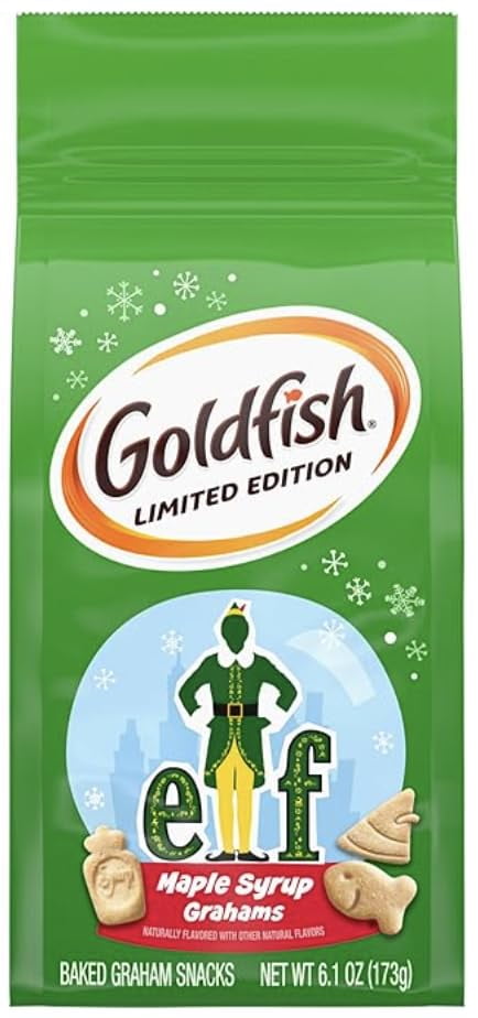 Goldfishs Crackers, Limited Edition IRF13 Elf Maple Syrup Flavored ...