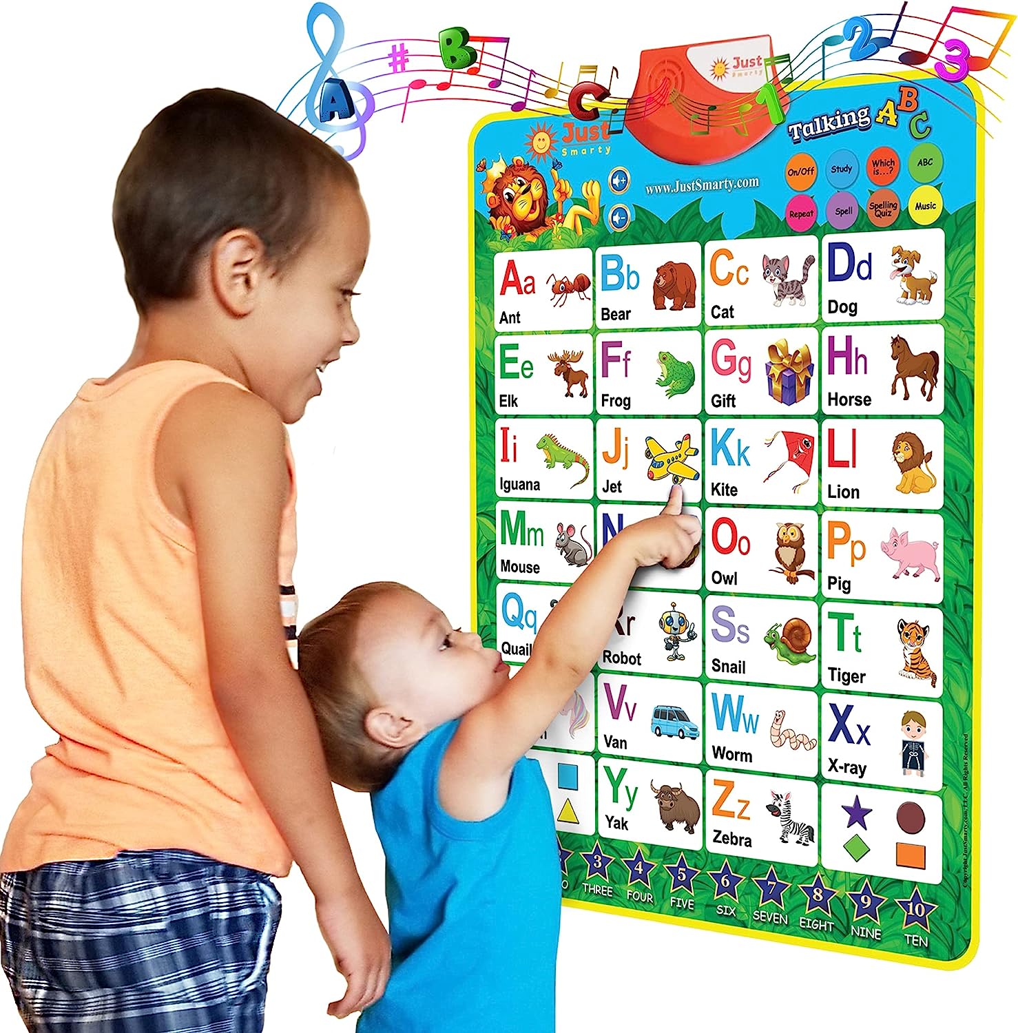 Goldge Electronic Alphabet Poster Toddler Toys, Interactive Toys ...